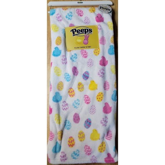 Bedding | Peeps And Eggs Plush Throw 5 X 60 | Poshmark